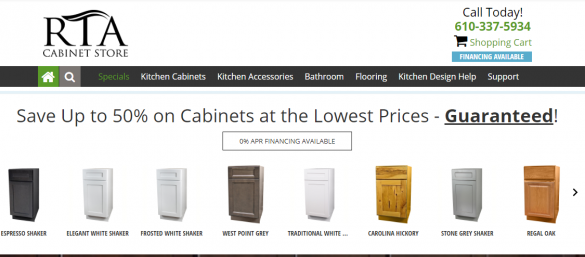 Website Comparison: RTA Cabinet Store, The RTA Store, Kitchen Cabinet ...